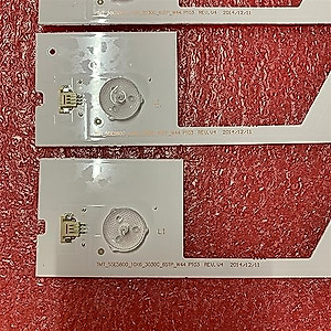 HABITZ LED Backlight Strip Compatible with Thomson 55' TV TMT_55E5800_10X6_3030C_6S1P_W44 YHF-4C-LB5506-YH1 55FA3203 55FA3213 D55A561U B55A858U