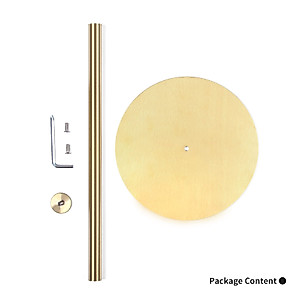 Gold Paper Towel Holder Countertop, OBODING, Kitchen Paper Towel Holder Stand for Kitchen and Bathroom Organization and Storage, Paper Towel Holders for Standard and Large Size Rolls (Gold)