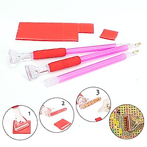 HOHOTIME Diamond Painting Storage Containers,60 Slots Diamond Painting Accessories Kits with Tools for Diamond Art Craft Jewelry Beads Organizer,Diamond Art Storage for DIY Art Craft