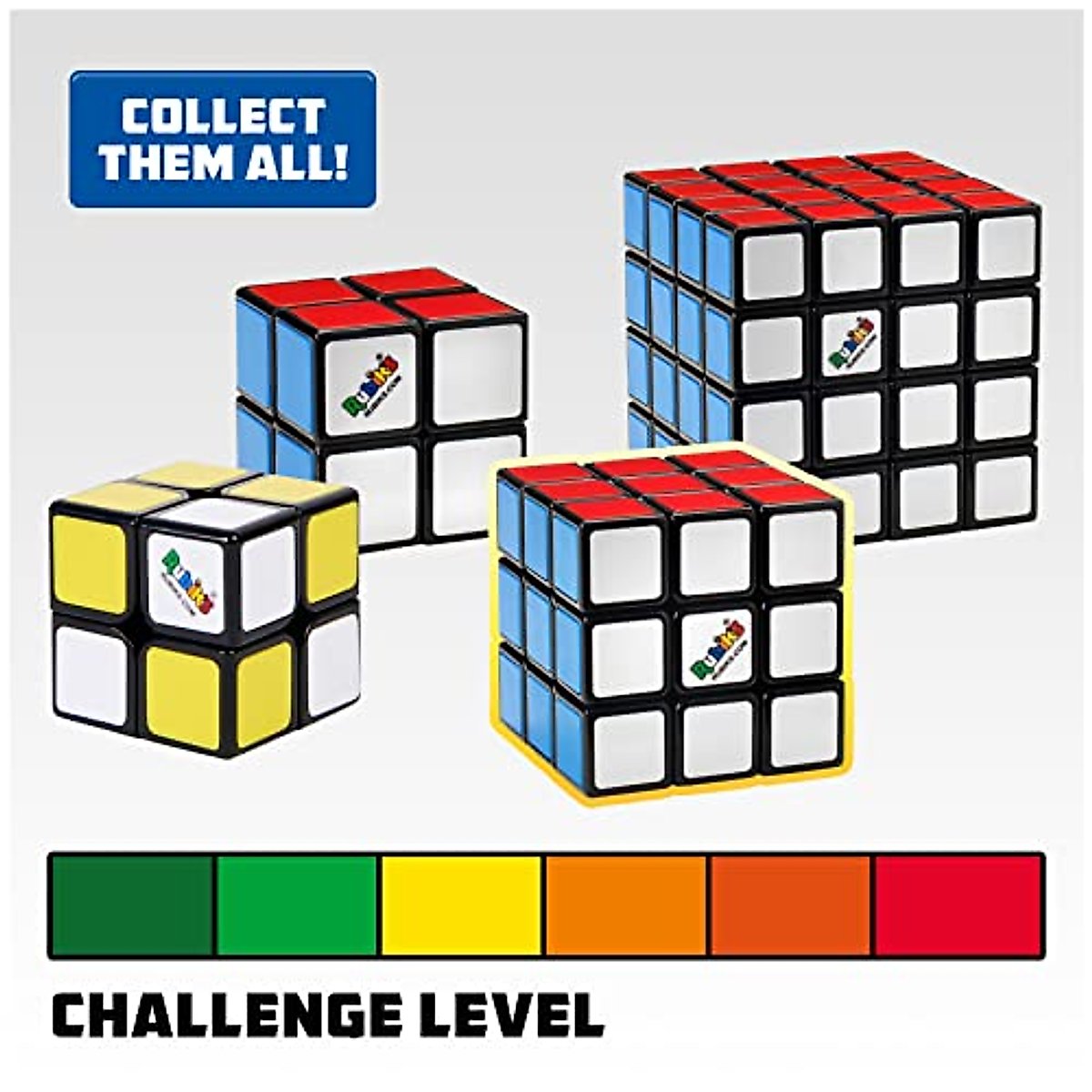 Rubik's Cube, Original 3x3 Puzzle Brain Teaser Fidget Toy with Removable Interchangeable Mod Stickers to Customize, for Adults & Kids Ages 8 and up