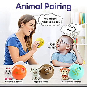 Farm Animal Toddler Toys for Baby: Kids Learning Toys 20 Pcs Finger Puppets with Counting, Matching, Bath, Role-play| Ideal Christmas Birthday Easter Gifts Stocking Stuffers for Boy Girls Toddlers 1-3