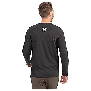 Vortex Optics Three Peaks Long Sleeve Shirts (Charcoal Heather, 3X-Large)