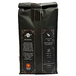 Copper Moon Whole Bean Coffee, Dark Roast, Espresso Blend, 5 Lb