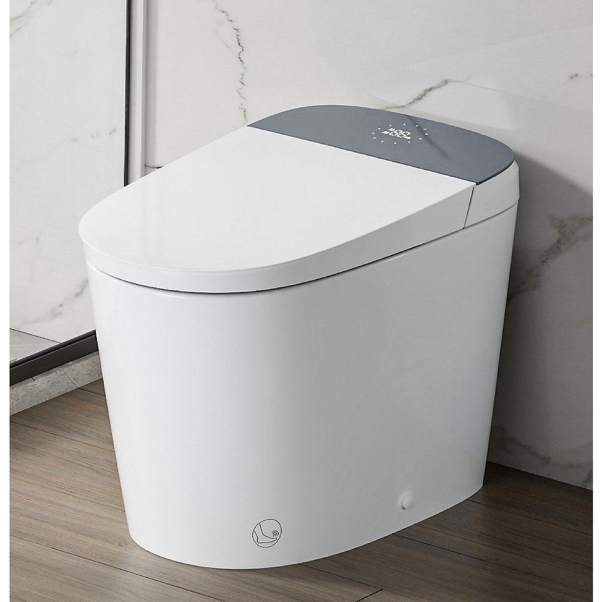 CASTA DIVA CD-U010 Smart Toilet with Bidet Built in,ADA Comfort Height, Auto Open & Close, Dual Auto Flush,Elongated Heated seat,Modern Electric Bidet Toliet,Built in Tank with Powerful Flush 1.6GPF