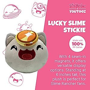 Youtooz Lucky Slime Plush Stickie in 6", Magnetic and Soft Slime Rancher Video Game Plush - Cute Huggable Lucky Slime Plushie from Youtooz Plush Collection