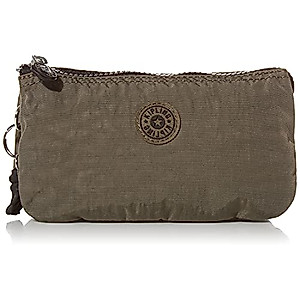 Kipling Women’s Creativity Large Pouch, Versatile Cosmetics Kit, Lightweight Nylon Travel Organizer, Green Moss