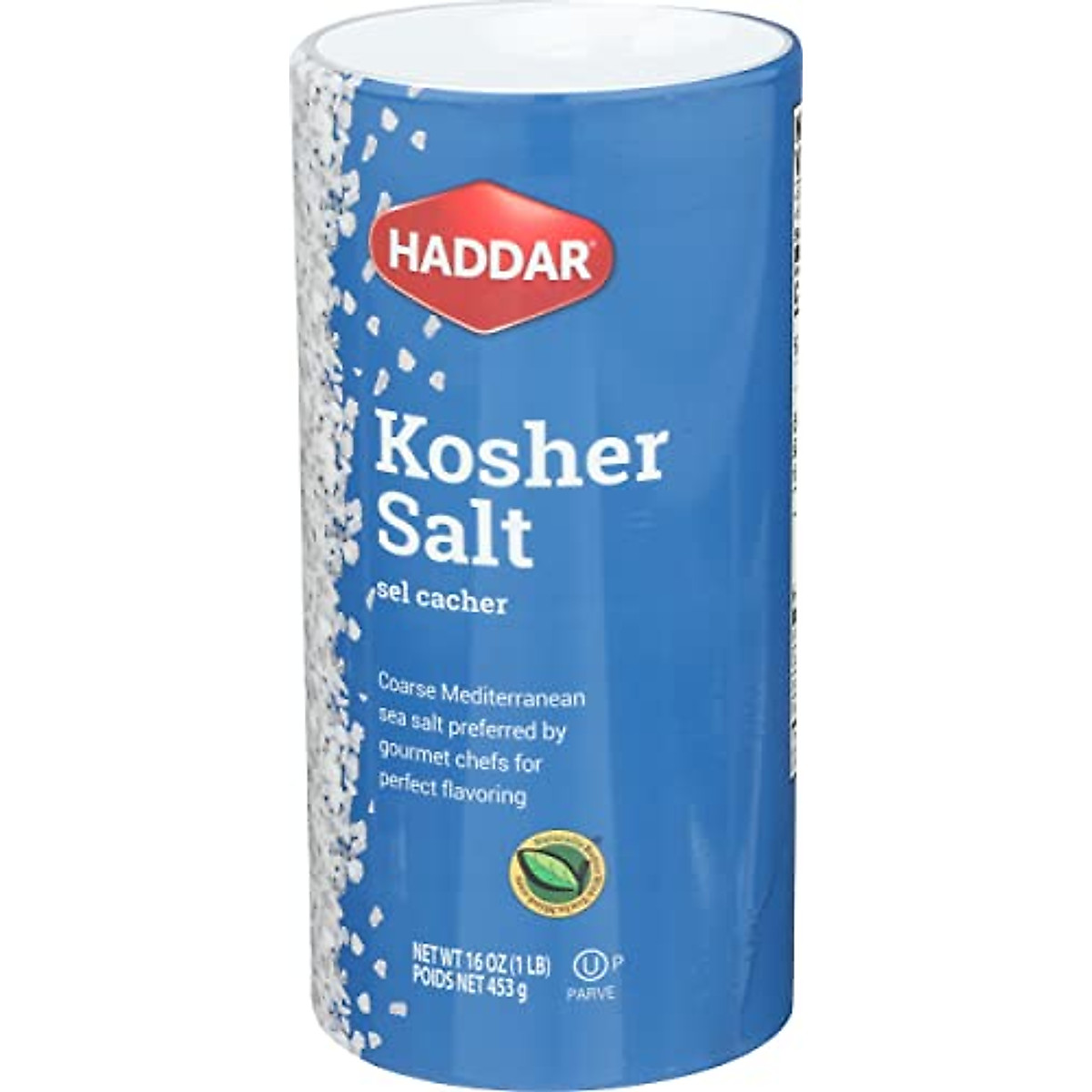 Haddar, Kosher Salt, 16 oz