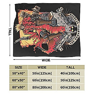 Trigun Soft Flannel Fleece Blanket Plush Fuzzy Throw Blankets for Bed Couch Living Room 60"x50"