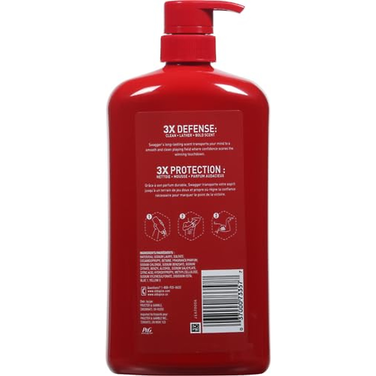 Old Spice Swagger Scent of Confidence, Body Wash for Men, 30 fl oz