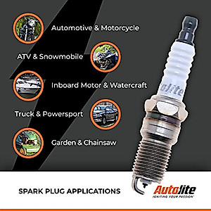 Autolite Iridium XP Automotive Replacement Spark Plugs, XP5702 (4 Pack)