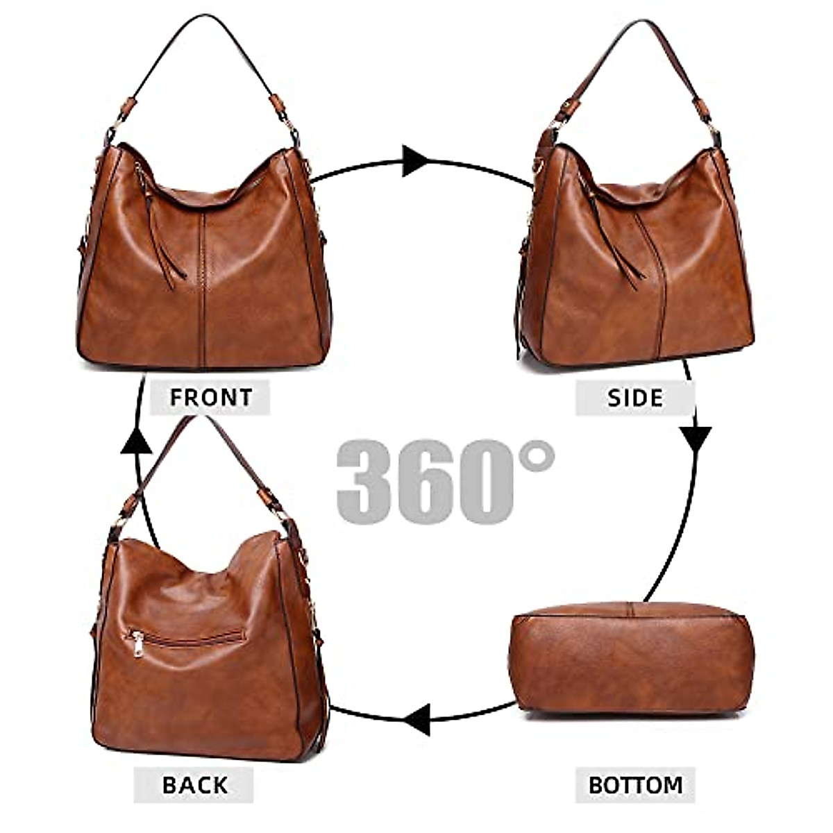Hobo Handbags Wallet Hobo Handbags And Wallets Hobo Purse With Matching Wallet Hobo Purse And Wallet Set Hobo Bag Set 3 Piece Purse Set Hobo Wallets For Women Leather Hobo Handbags And Purses