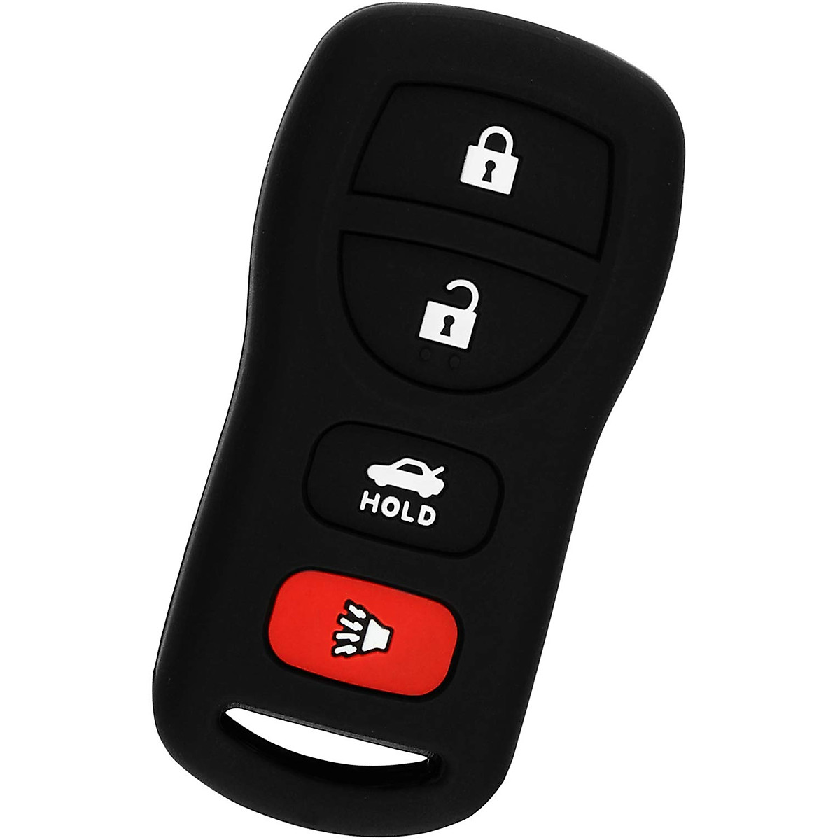 KeyGuardz Keyless Entry Remote Car Key Fob Outer Shell Cover Soft Rubber Protective Case for Nissan Infiniti KBRASTU15