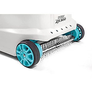 INTEX 28005E ZX300 Deluxe Pressure-Side Above Ground Automatic Pool Cleaner: For Bigger Pools – Cleans Pool Floors and Walls – Removes Debris – Removable Filter Tray – 21ft Tangle Free Hose