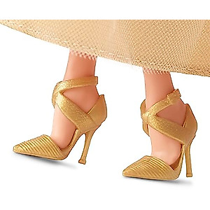 Barbie 2023 Holiday Barbie Doll, Seasonal Collector Gift, Barbie Signature, Golden Gown and Displayable Packaging, Blonde Hair