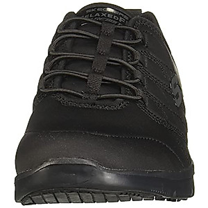 Skechers Women's Ghenter Srelt Work Shoe, Black, 8.5 M US