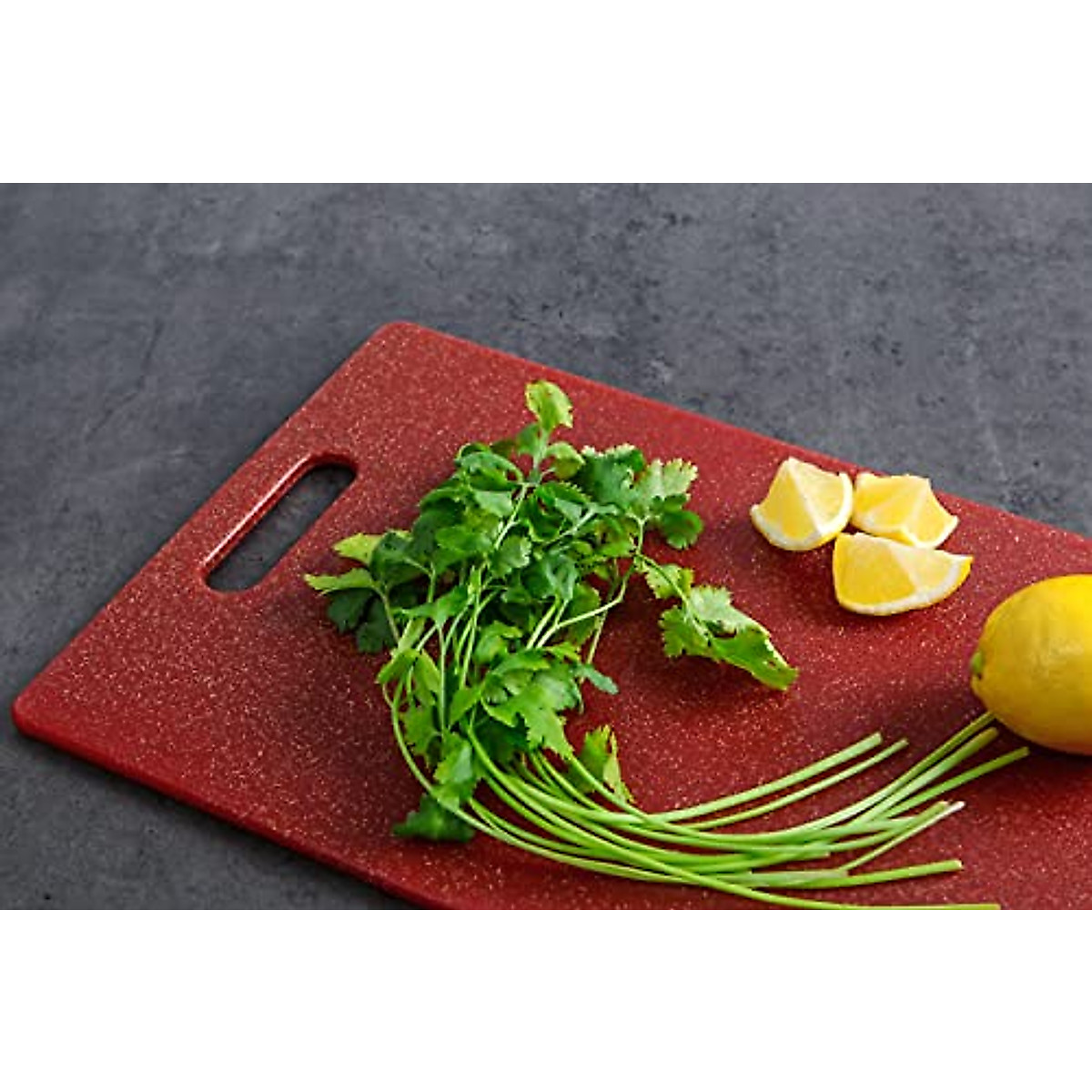 Dexas PolyFiber Flax Cutting & Serving Board, 9.5 x 15in, Azalea