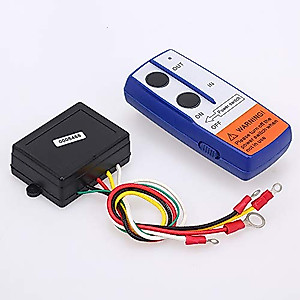 YUANGANG 23A DC 12V 50FT Remote Control Kit Wireless Winch Remote Control Switch for Truck ATV SUV Winch Universal Switch（Battery Included）