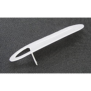 NAHANCO PB100; 2 1/2" Plastic Piggy Back Connectors for Clothes Hangers, Natural (Pack of 100)