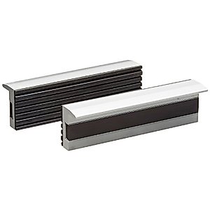 Yost Vises MR-340 4" Magnetic Aluminum Vise Jaw Caps with Rubber Finish (1 Pair)
