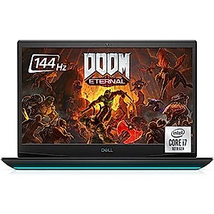 2021 Dell G5 15 Gaming Laptop, 15.6" FHD 144Hz Display, Intel Core i7-10750H, NVIDIA GeForce RTX 2070 8GB GDDR6, 16 GB DDR4 RAM, 512GB PCIe SSD, Killer Wi-Fi, RGB Backlit Keyboard, Windows 10, Black