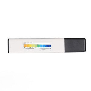 PH Tester, Quick Speed Automatic Recognition PH Detector White Backlit Display Resistance Precise Alloy Probe for Aquaculture