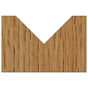 Whiteside Router Bits 1502 V-Groove Bit with 90-Degree 1/2-Inch Cutting Diameter and 1/4-Inch Point Length
