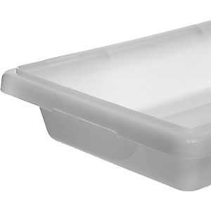 Carlisle FoodService Products Storplus Food Storage Container with Stackable Design for Catering, Buffets, Restaurants, Polyethylene (Pe), 2 Gallon, White, (Pack of 6)
