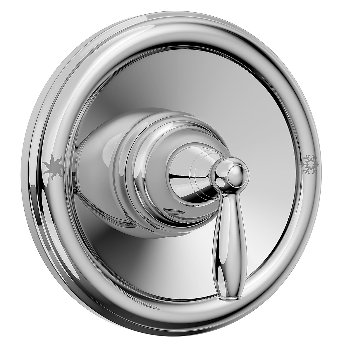 Replacement for Moen T2151 Brantford Posi-Temp Valve Trim Kit, Chrome Shower Trim Kit Shower Lever Handle (#2510 Valve Required)