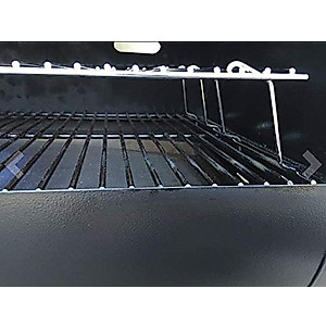GRISUN Universal Grill Rack for Gas/Wood Pellet/Griddle/Smoker Grill, Warming Rack for Expand Cook Surface, Upper Rack with Foldable Leg Design, Chrome Plated Steel