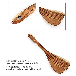 Spatula, Wooden Spatula Turner Fried Shovel Cooking Kitchen Utensils Shovel (31.5 * 7.5cm)
