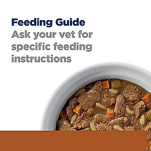Hill's Prescription Diet k/d Kidney Care Beef & Vegetable Stew Wet Dog Food, Veterinary Diet, 12.5 oz. Cans, 12-Pack