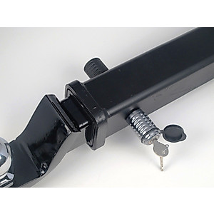 Heininger Advantage SportsRack Hitch Lock for 1.25" Receiver, Silver