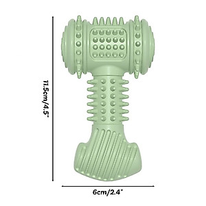 DONGKER Dog Chew Toys,Rubber Dog Toothbrush Stick Interactive Dog Dental Toys for Small Medium Large Dog Aggressive Chewers