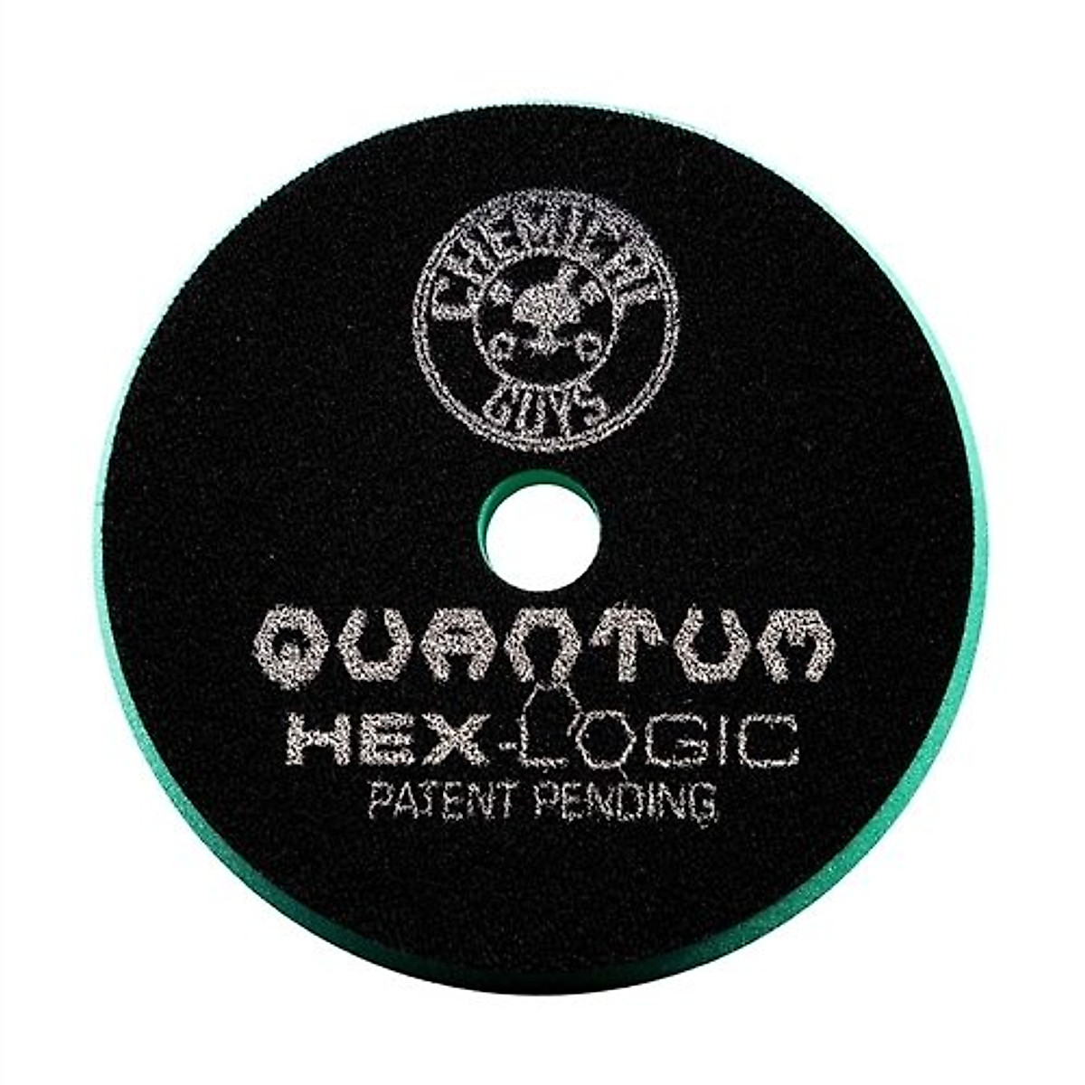 Chemical Guys BUFX113HEX6 Hex-Logic Quantum Medium-Heavy Cutting Pad, Green (6.5 Inch Pad made for 6 Inch backing plates)