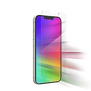 ZAGG InvisibleShield Glass Elite VisionGuard Screen Protector for Apple iPhone 14/ 13/ 13 Pro - 5X Stronger, Blue-Light Protection, Anti-Fingerprint Technology, Easy to Install