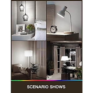 UNILAMP 3 Way Light Bulbs 50 100 150w Equivalent, Daylight White 5000K, E26 LED Filament Light Bulbs, Three Way A19 LED Light Bulb with 90+ CRI, Bright White Light Bulbs, Classic Clear Glass, 2 Pack