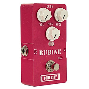 Tone City Rubine Fuzz Guitar Effect Pedal