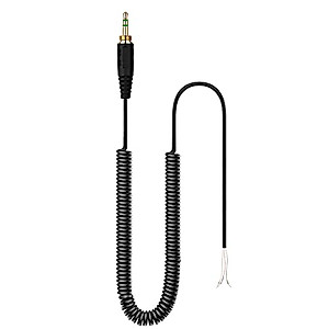 BUTIAO MDR7506 Cable, Replacement OFC Stereo Audio Spring Coiled Aux Cable with 6.35mm Adapter Extension Cord for Sony MDR-7506 MDR-7509 MDR-V6 MDR-V600 MDR-V700 MDR-V900 Headphones