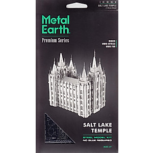 Fascinations Metal Earth Premium Series Salt Lake City Temple 3D Metal Model Kit