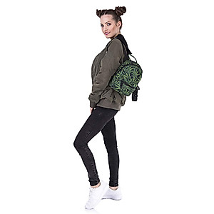 420 Leaf Backpack Bookbag Casual Daypack Shoulder Bag Rucksack