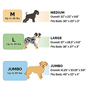 Furhaven Large Mid-Century Modern Style Elevated Dog Bed Frame - Gray Wash, Large