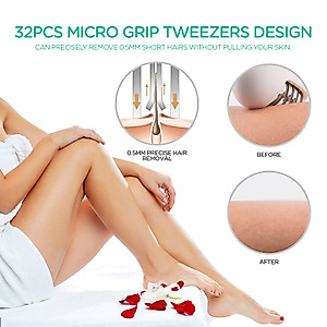 VOYOR Hair Removal for Women Facial Epilator Electric Razor Cordless Callus Remover 3-in-1 Hair Remover Set Rechargeable Lady Shaver BM310-NEW