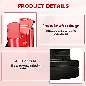 VANON Replacement Battery For Milwaukee M 12 Battery 6.0Ah 12V Battery Pack,Lithium-Ion XC Extended Capacity Batteries 48-59-2401 48-59-1812 48-11-2420 48-11-2402 48-59-1812 48-11-2411 2510-20(2-Pack)