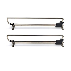 Addlike Clothes Hanger,2-Pack,Closet Pull Out Valet Rod 14" Pull-Out Closet Valet Rod Nickel Plated with Mounting Screws