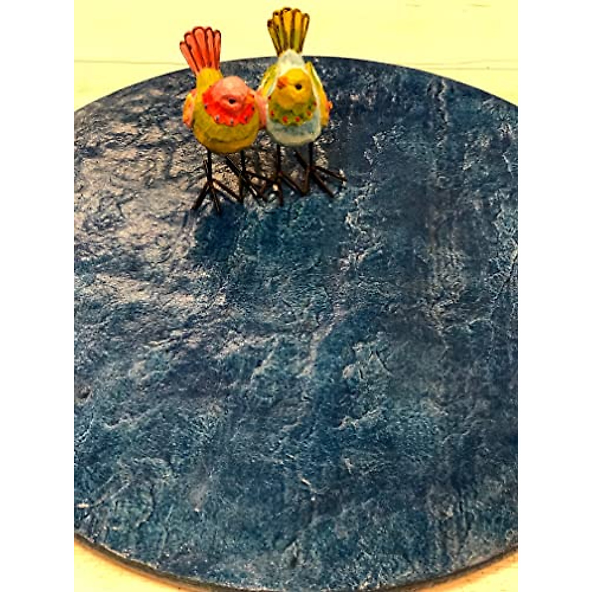 Concrete Cement Lazy Susan Unique, Hand Crafted, Gray, Turntable, 360 Degree Swivel, Made in The USA, Home Decor by Concrete Resurrection (Pacific 18.25")