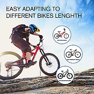 Young 2-Bike Rack Hitch Mount Platform Style for Cars Trucks SUVs Minivans, fits MTB Gravel Road Bike with Up to 5-inch Fat Tire Carrier Rack 200 lb Capacity - 2" Hitch Receiver