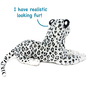 TigerHart Sinovia The Snow Leopard - 17 Inch Stuffed Animal Plush Snow Cat