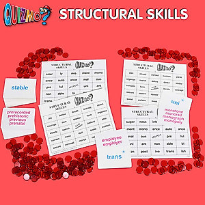 Learning Advantage 8206 QUIZMO Structural Skills