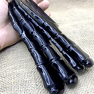 100% Handmade Anti-Static Natural Horn Comb - YOEIOCLR Thickened Handle Premium Quality Horn Comb- Professional hair care and Straighten Massage Comb(8.35in- Pack of 1)