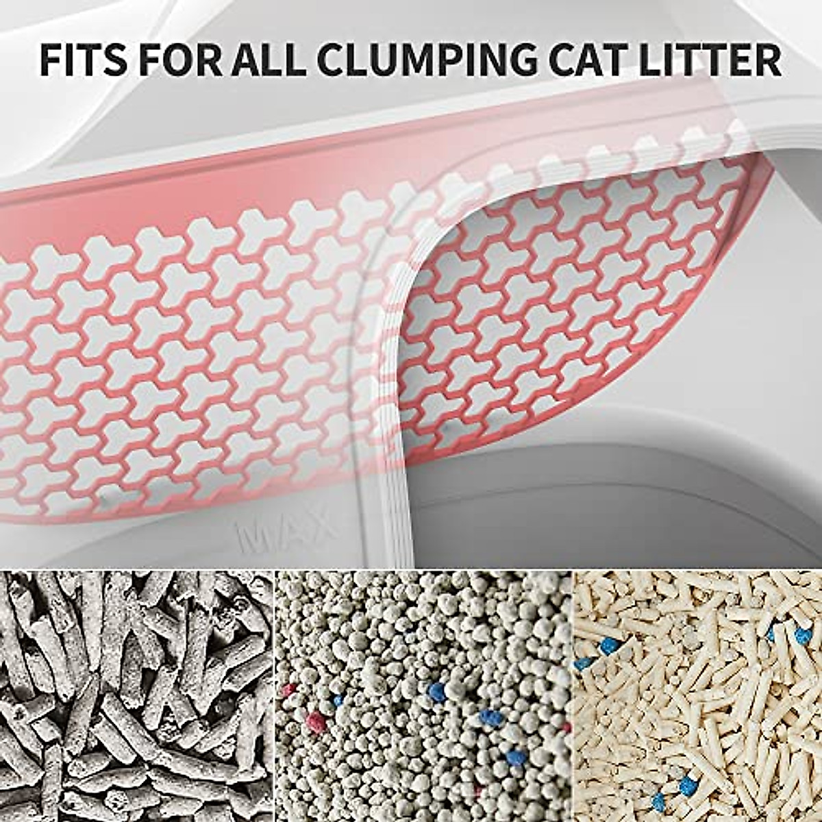 PETKIT PURAMAX Self-Cleaning Cat Litter Box + 4 Bottles Purifying Refills,Automatic Cat Litter Box with Litter Mat,xSecure/Odor Removal/App Control